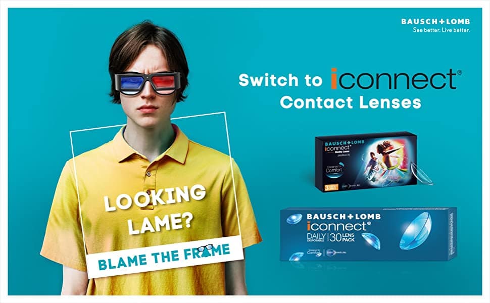 Bausch & Lomb Iconnect OxyRich Monthly Disposable Contact Lens
